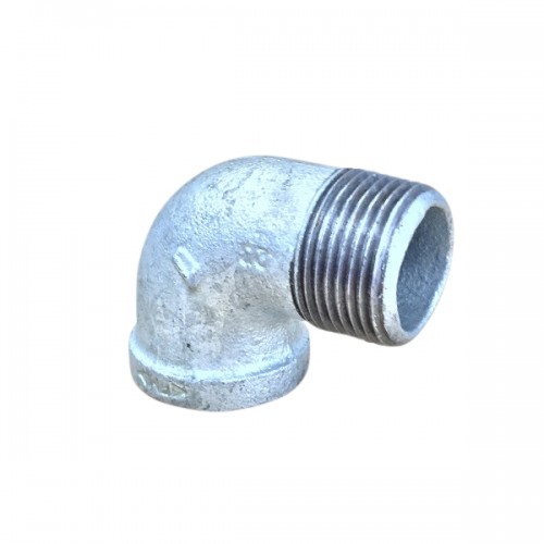 100mm Elbow M x F 90 Deg Galvanised Mal BSP