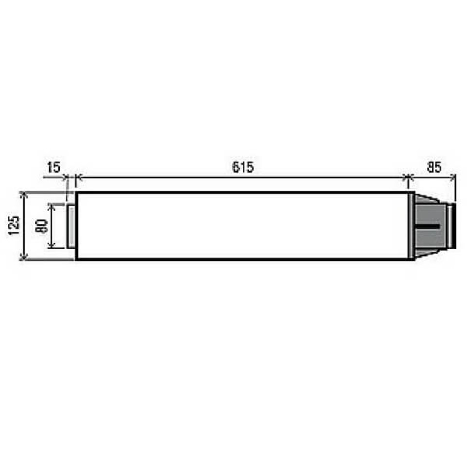 Rinnai FFWALLTERM Horizontal Flue Terminal - Plumbingsales