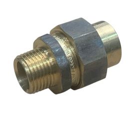 15mm Brass Barrel Union Male x Female BSP 1/2"