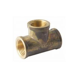 15mm Brass Tee BSP 1/2"