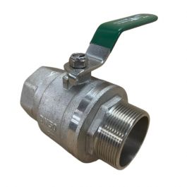 50mm Ball Valve Male x Female Lever Handle Gas Water Approved 2" BSP W50MLF