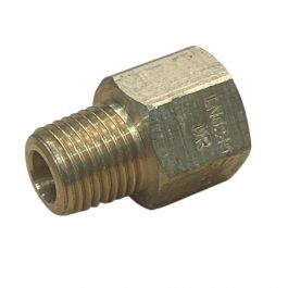 6mm M&F Brass Socket BSP 1/4"