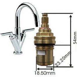 Dorf Venus Mixer Ceramic Disc Cartridges at Plumbingsales