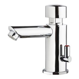 Gentec Time Flow Pillar Tap Right Angle Mixed Temperature 4.5 LPM ...