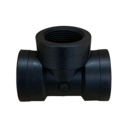 50mm Poly Tee Threaded BSP