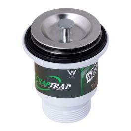 3Monkeez Scrap Trap Sink & Basin Basket Waste Arrestor 40mm SSBW-40