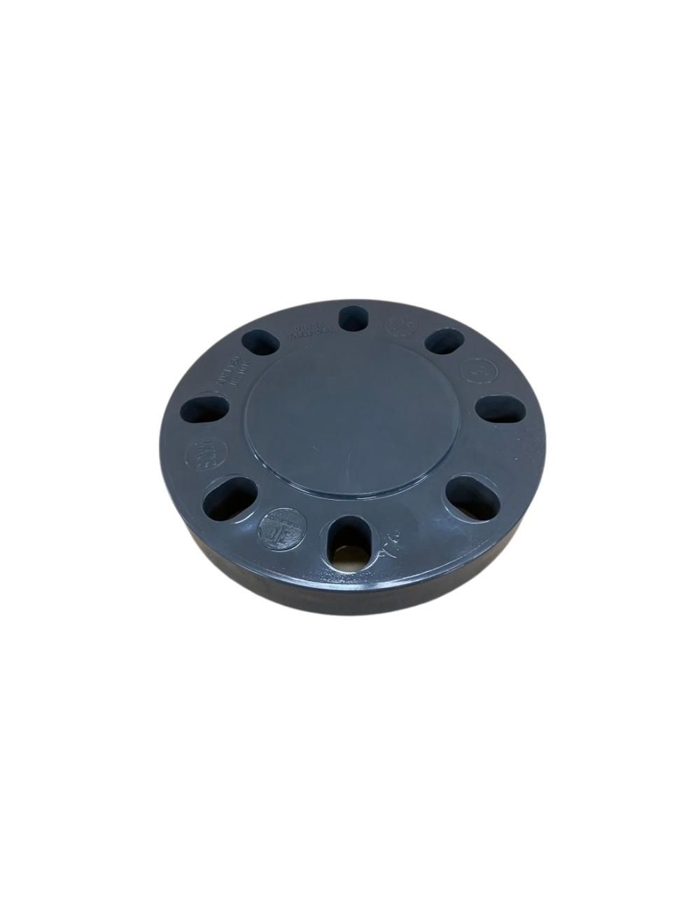 100mm 4" Blind Flange Drilled PVC Table D/E