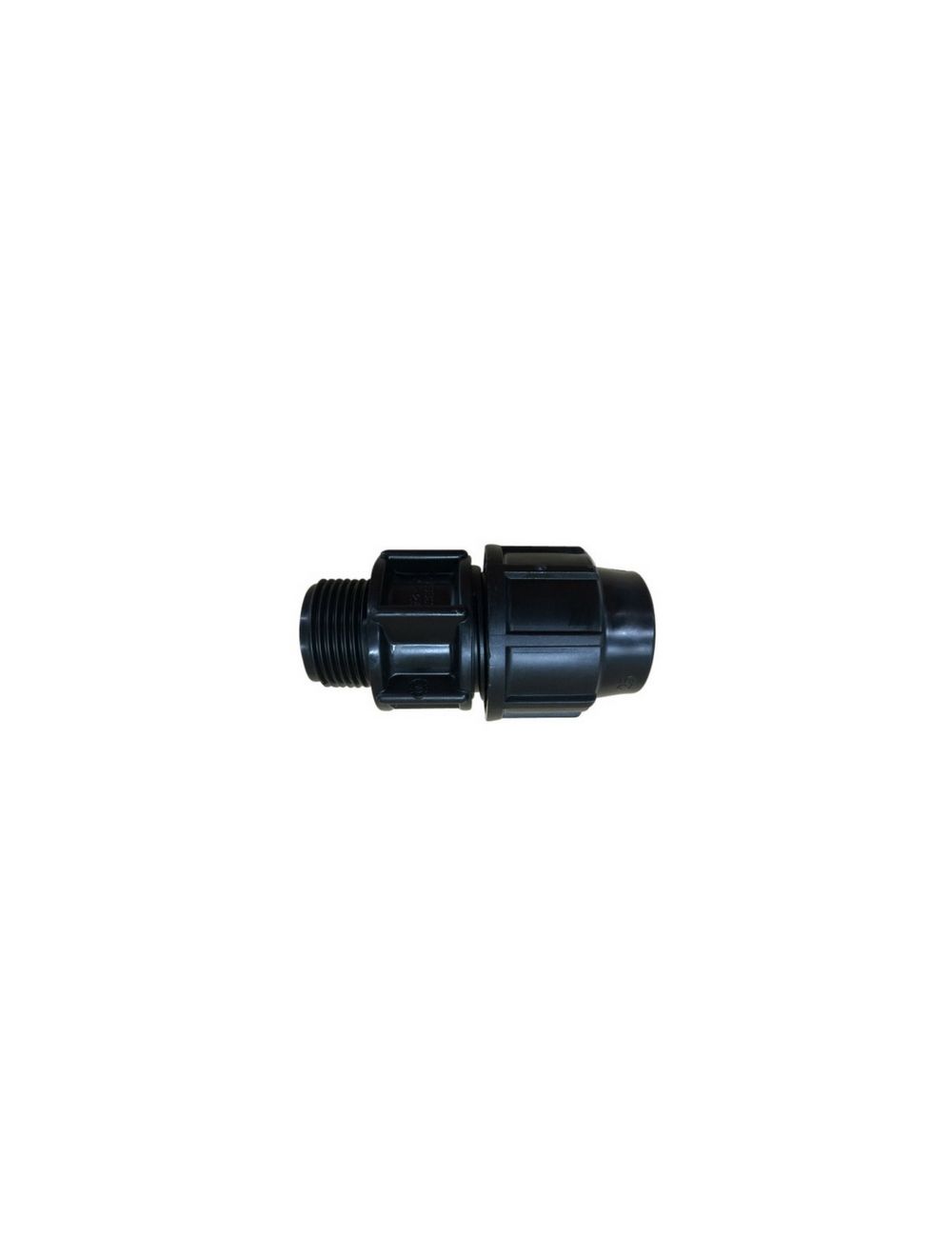 50P X 25mm Male BSP Adaptor Plasson Metric Poly