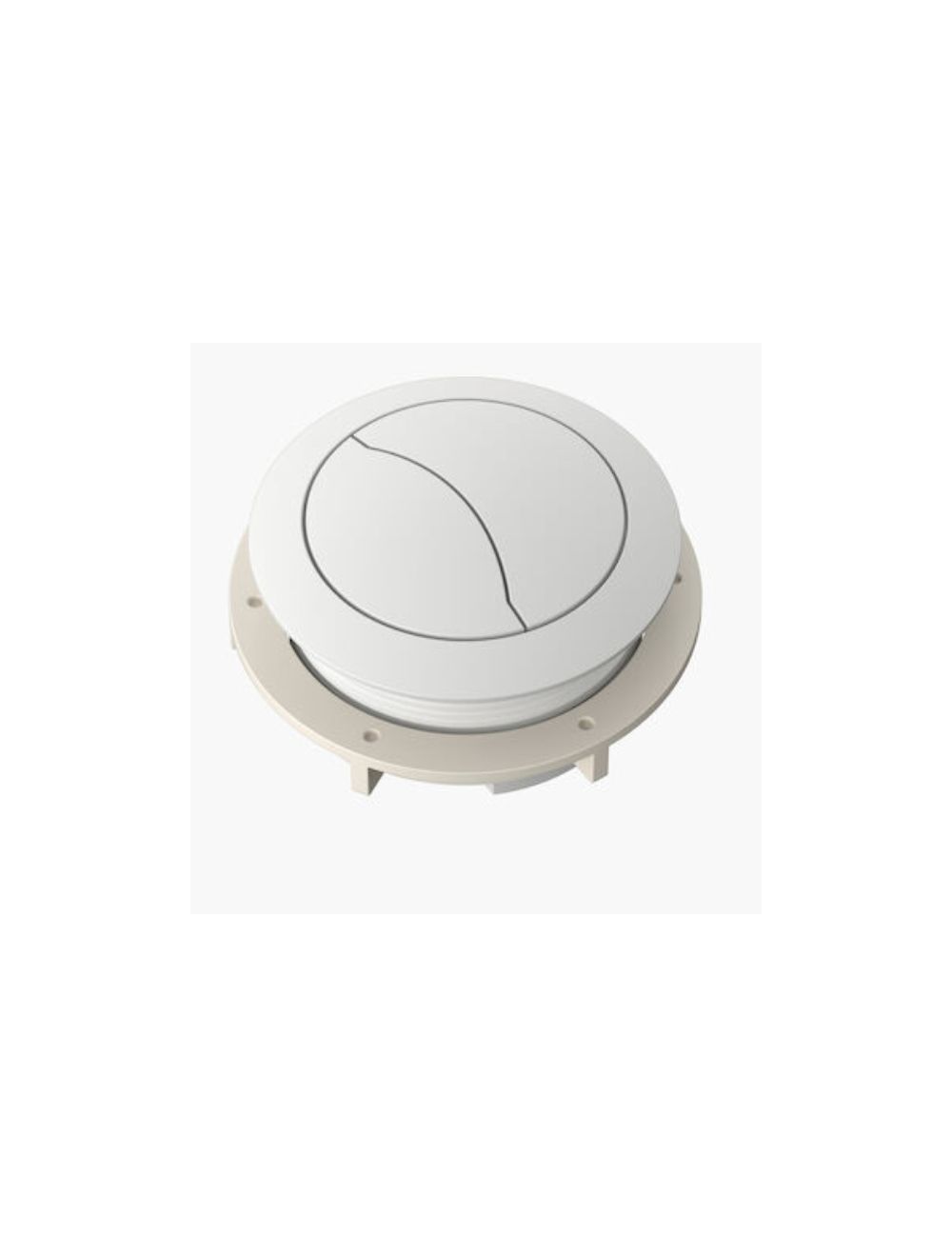 Caroma Clark Cistern Buttons Dual Flush White CL60007.W
